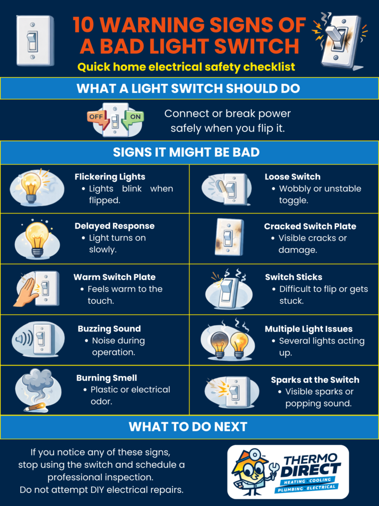 10 Signs of a Failing Light Switch | What to Watch For